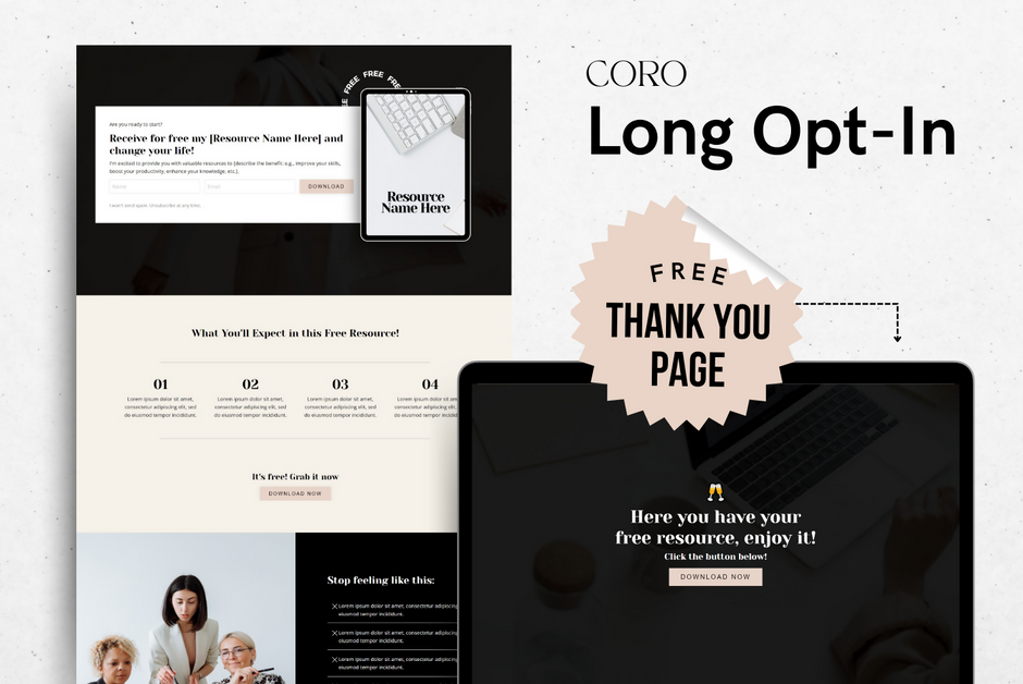 Opt-in Page – Kajabi Templates