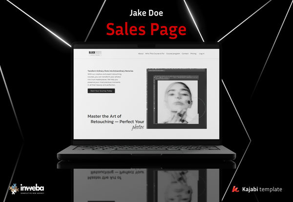 Jake Doe Sales Page – Kajabi Templates
