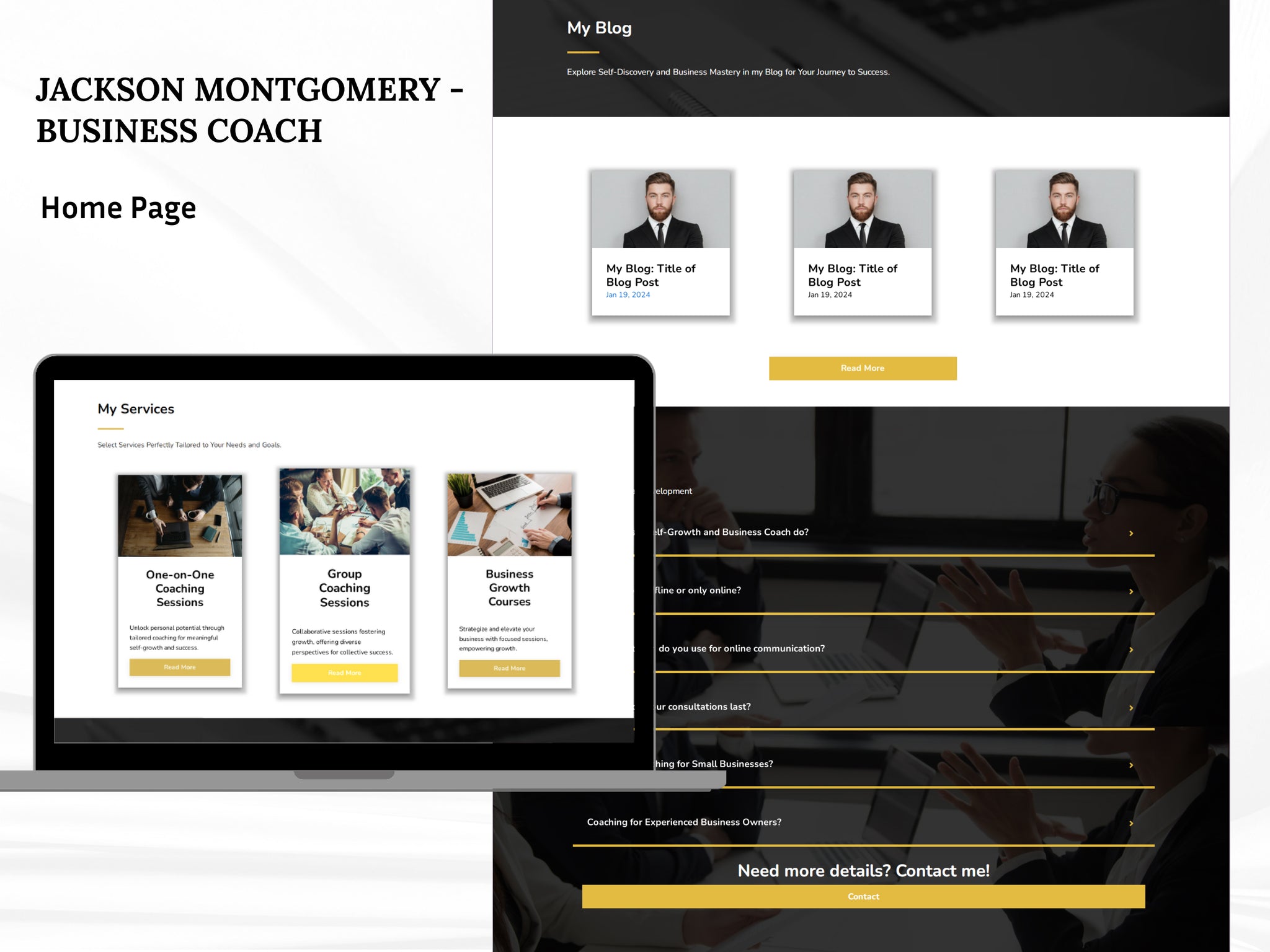 Jackson Montgomery Website (18 pages) – Kajabi Templates