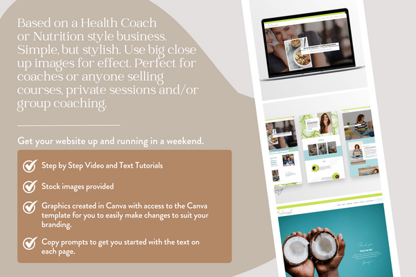 Mint Website Theme – Kajabi Templates