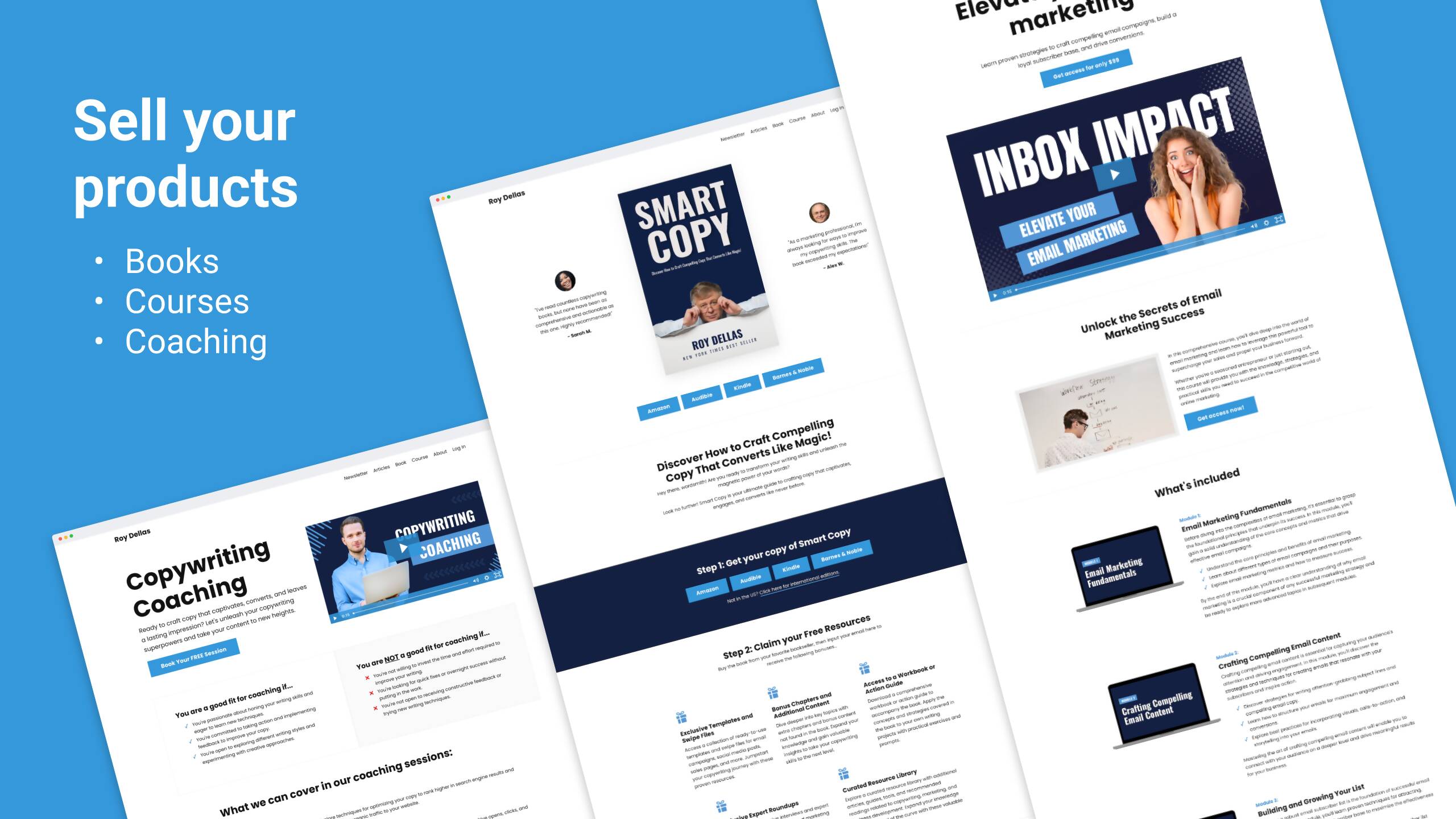 Canvas Website Theme (26 Pages) – Kajabi Templates
