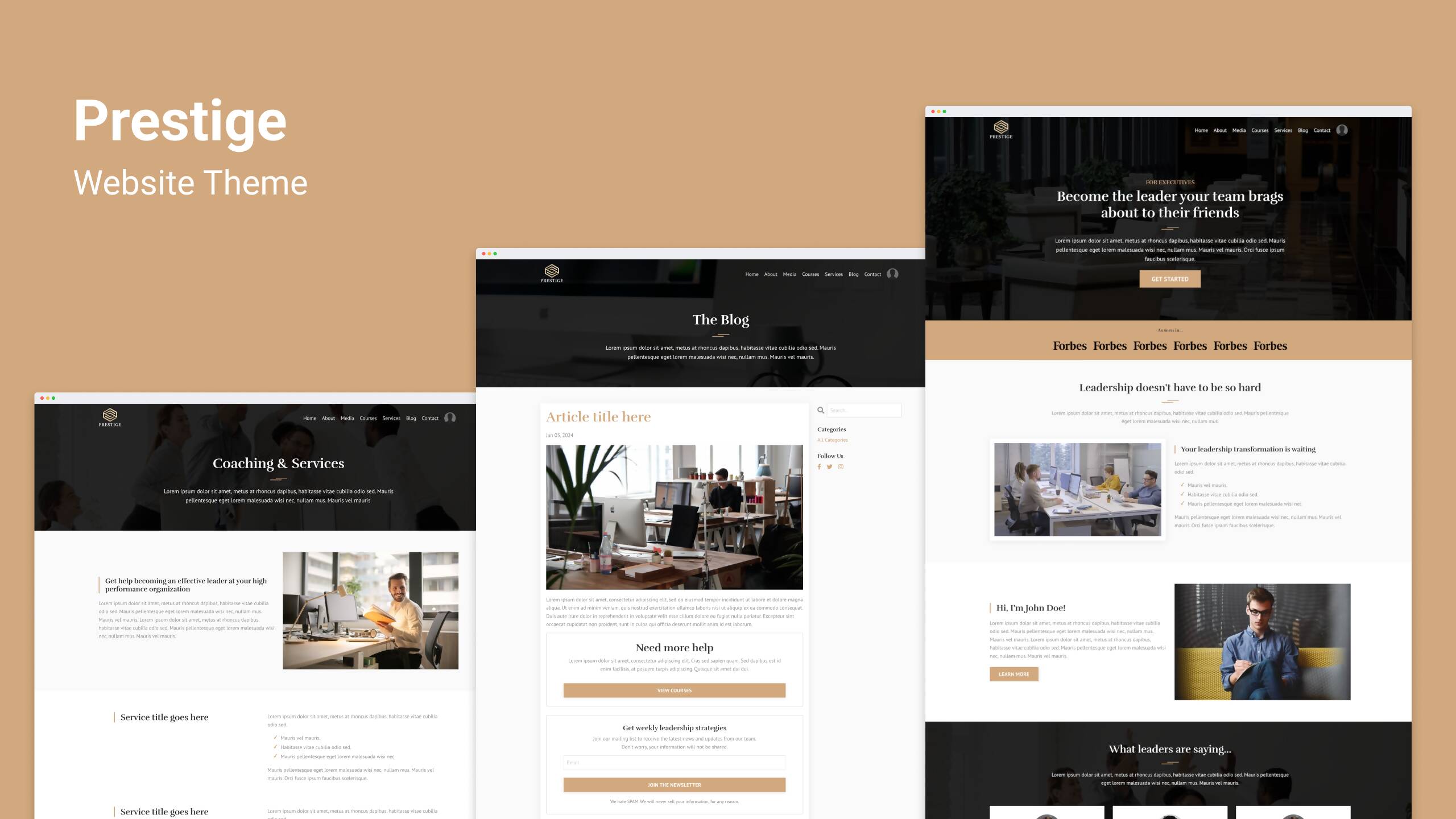 Website Templates – Kajabi Templates